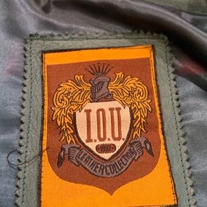 Iou | Jackets & Coats | Vintage Leather Flight Bomber Jacket | Poshmark